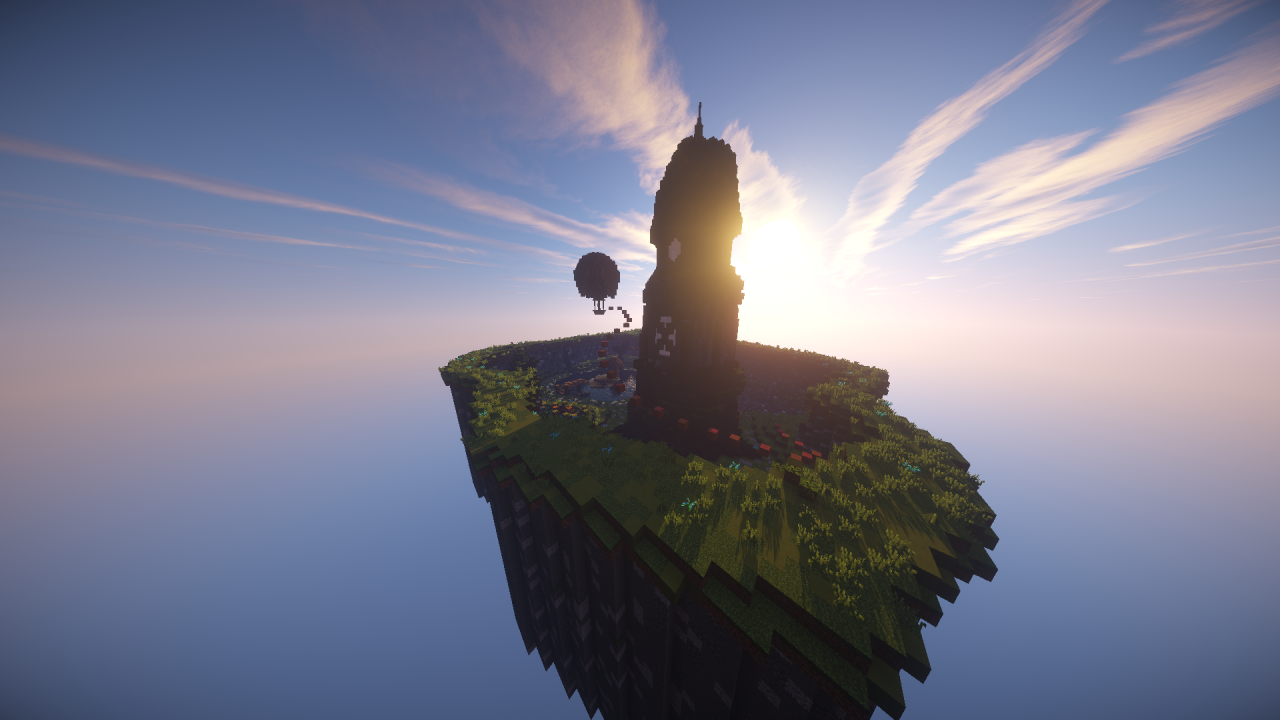 Skyblock spawn. Minecraft Map