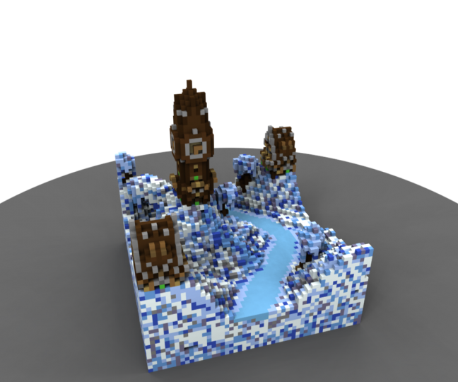 THE COLD VILLAGE Minecraft Map