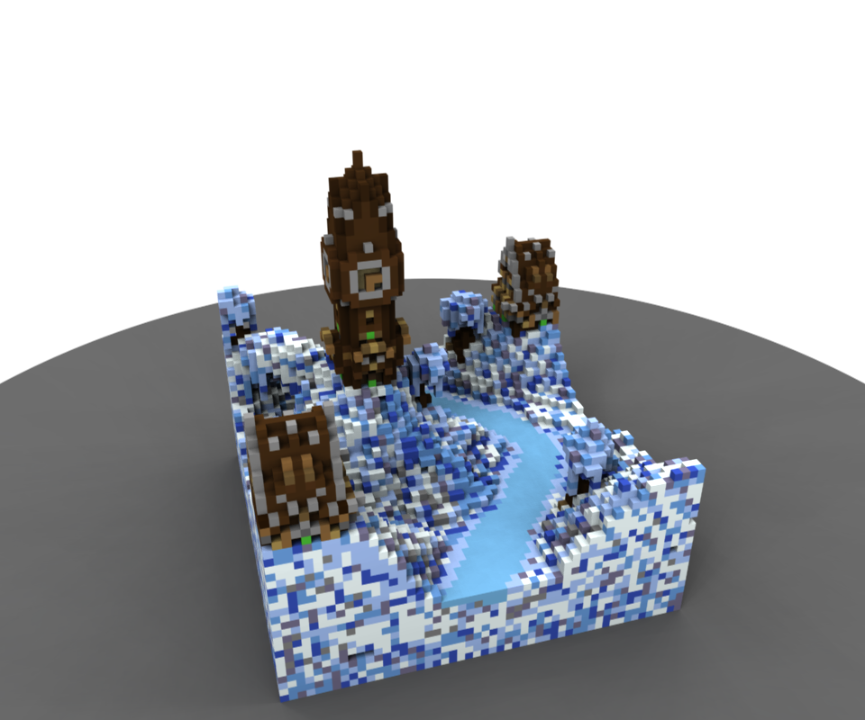 THE COLD VILLAGE Minecraft Map