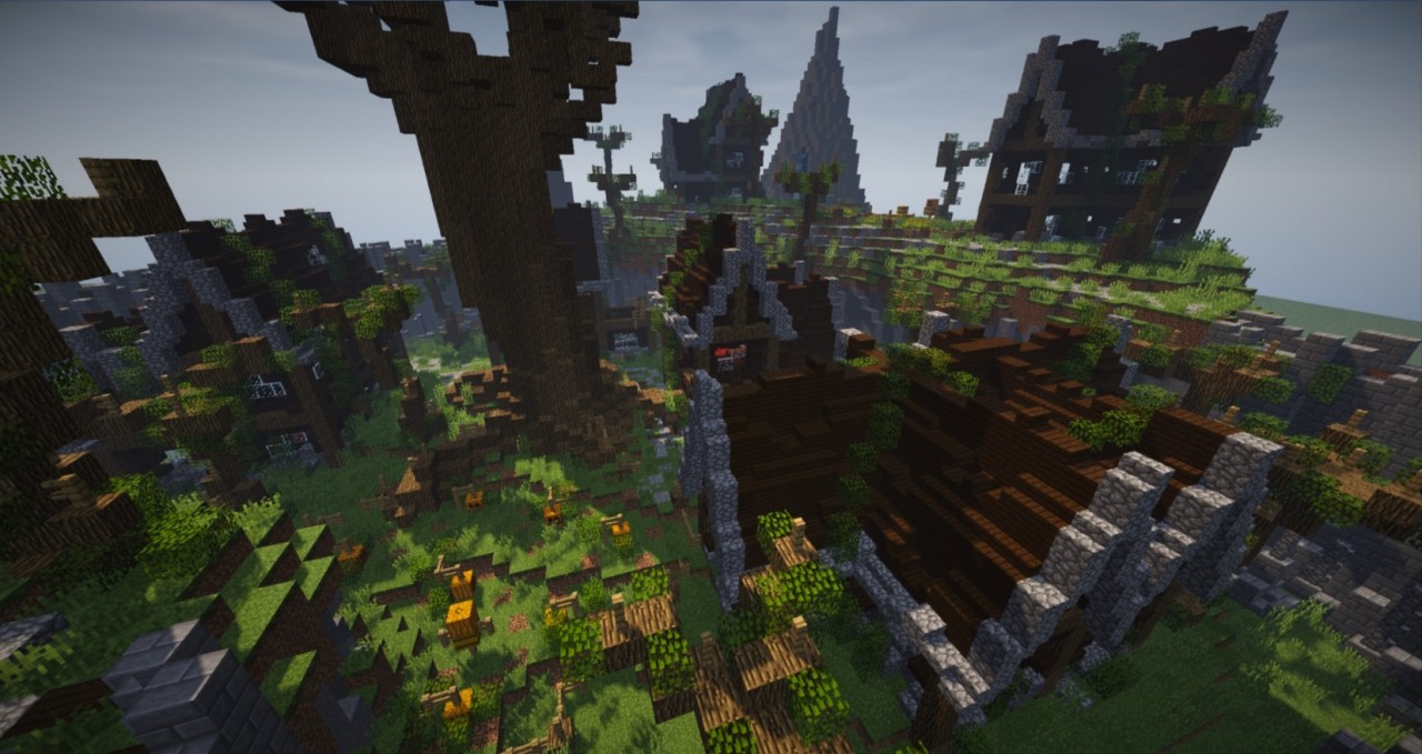 Small ruins Town || Cinematic + Download Minecraft Map