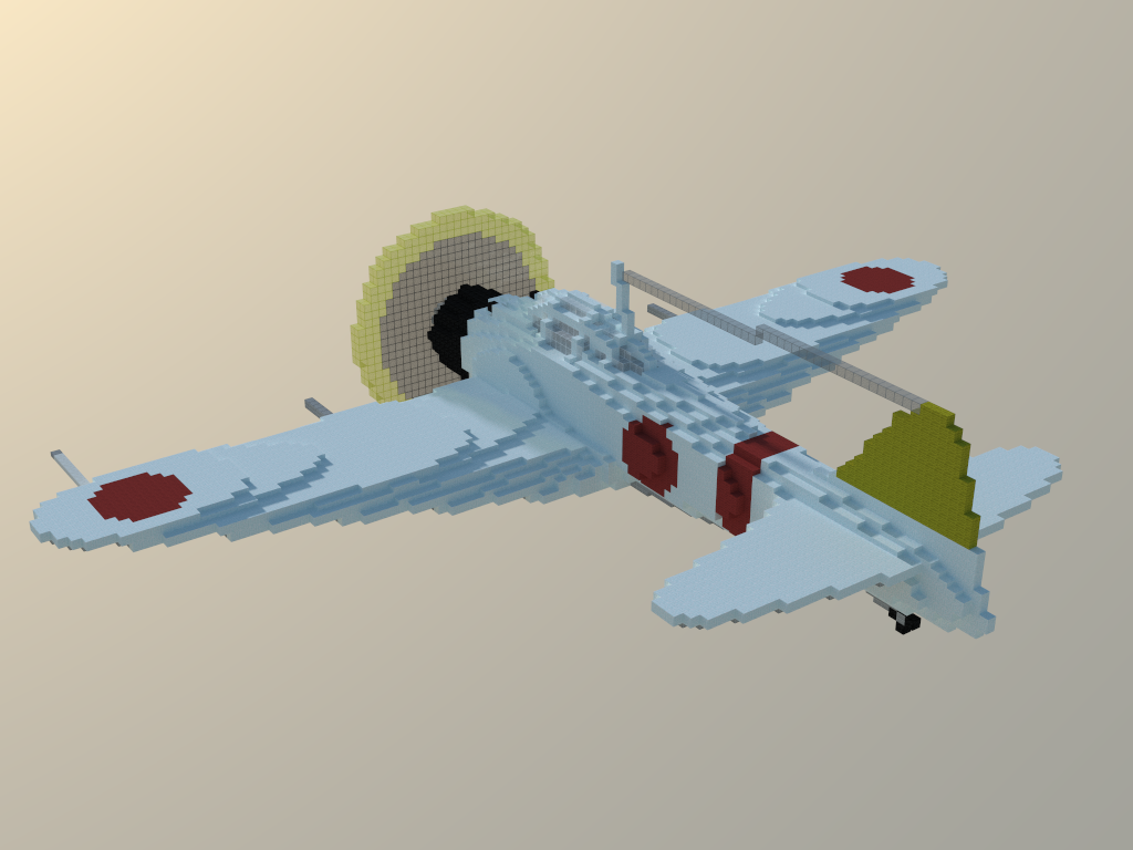 A6M Zero Fighter Minecraft Map