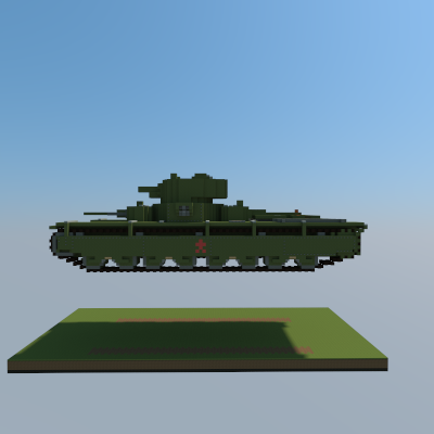 Soviet T-35 Heavy Tank Minecraft Map