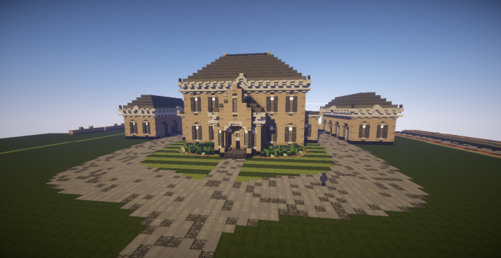 WIP ~ Infinite Architects Society ~ Traditional Mansion Minecraft Map