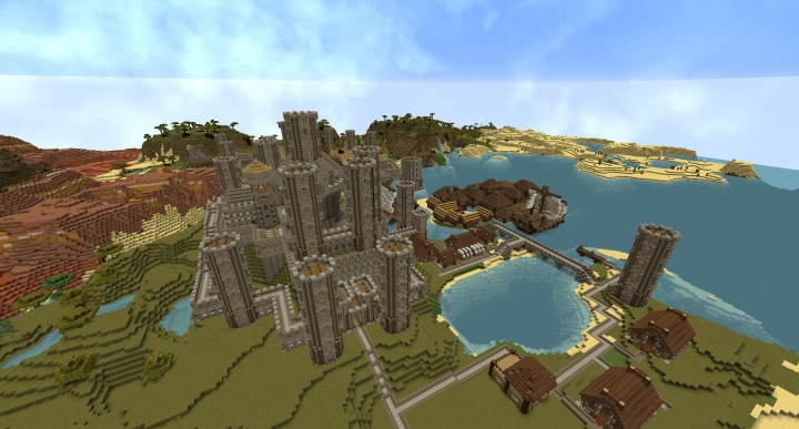 Medieval City Minecraft Map