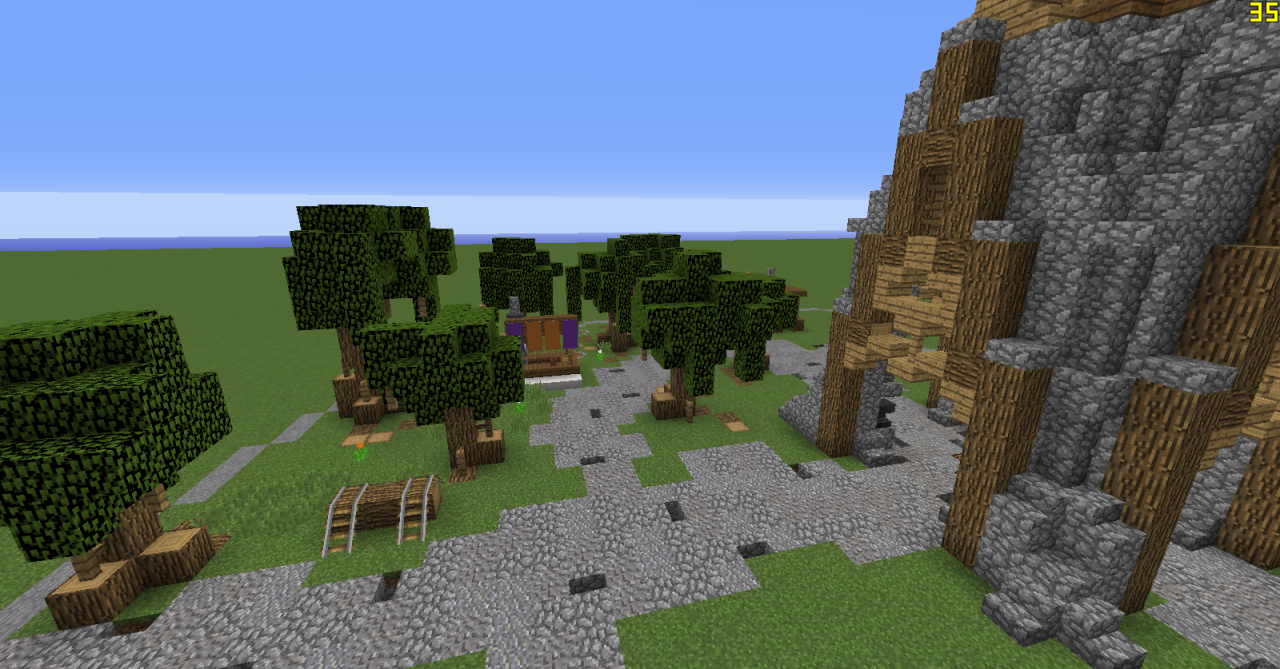 Small spawn for small server Minecraft Map