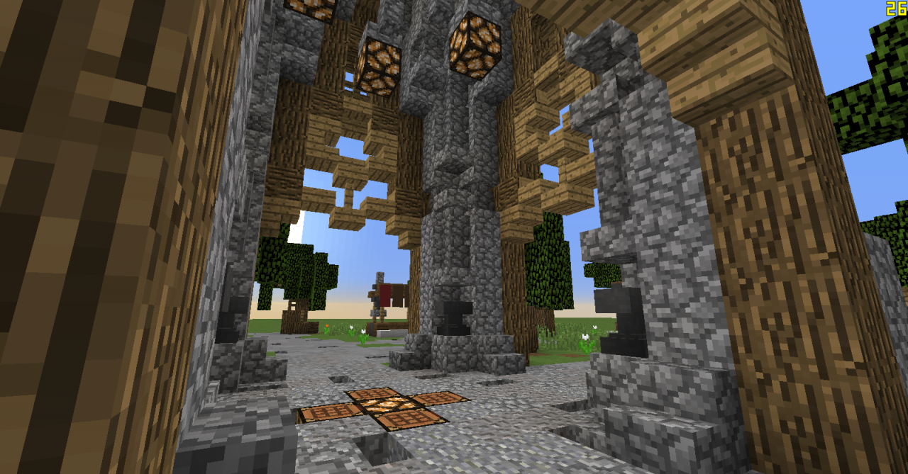 Small spawn for small server Minecraft Map