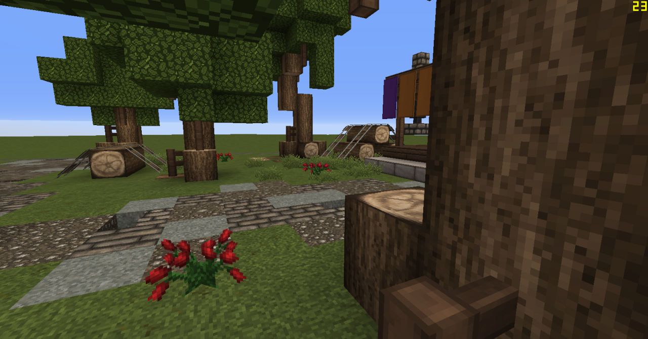 Small spawn for small server Minecraft Map