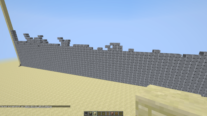 THE GREAT WALL OF MINECRAFT Minecraft Map