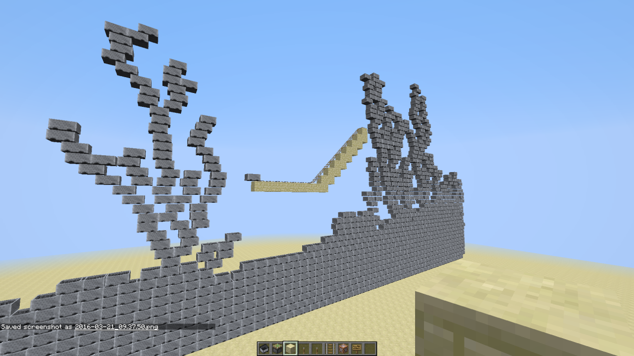 THE GREAT WALL OF MINECRAFT Minecraft Map