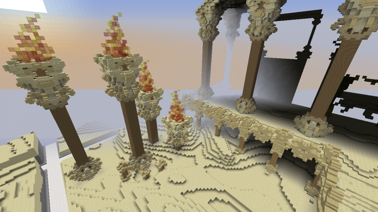 The Temple of The Ancient Mummy Minecraft Map