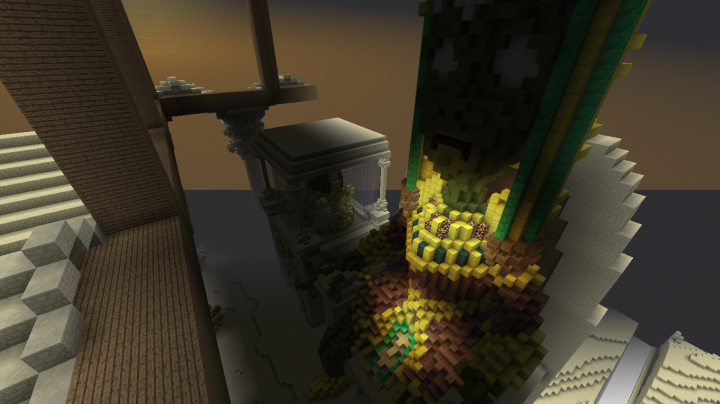 The Temple of The Ancient Mummy Minecraft Map