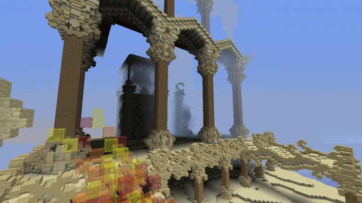 The Temple of The Ancient Mummy Minecraft Map