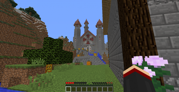 Survival Mode Castle build Minecraft Map
