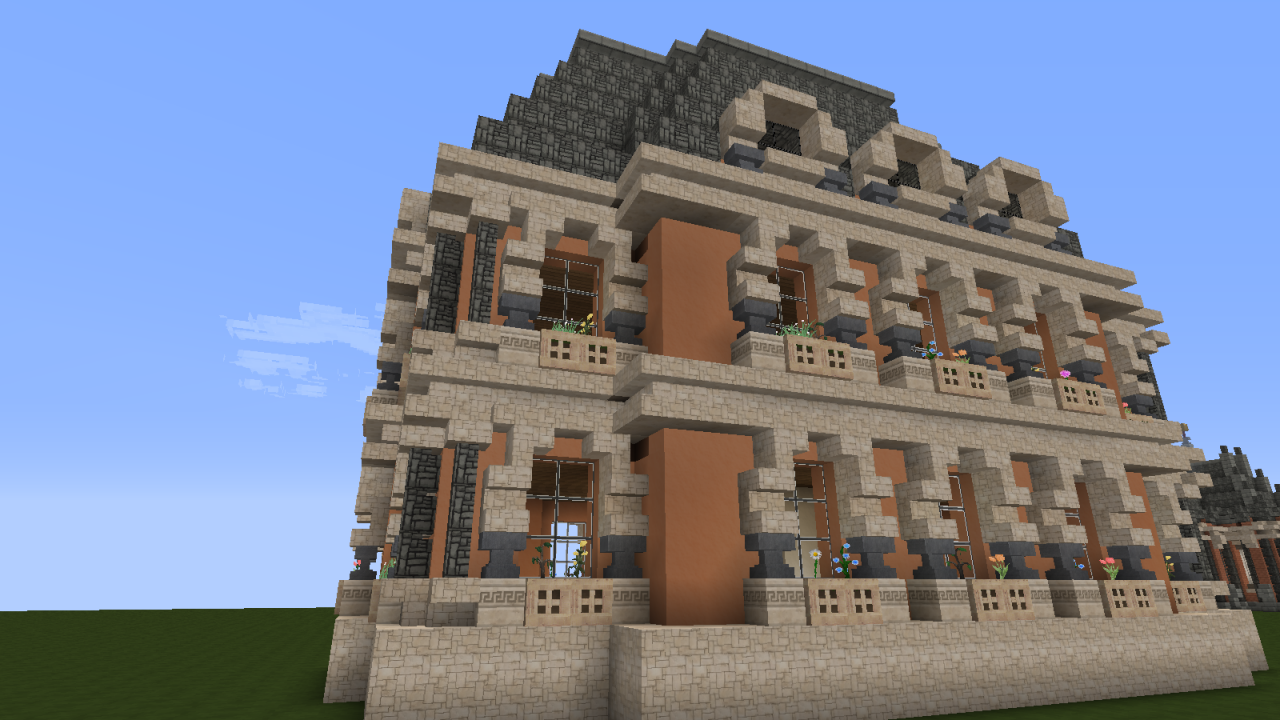 Traditional Baroque looking mansion Minecraft Map