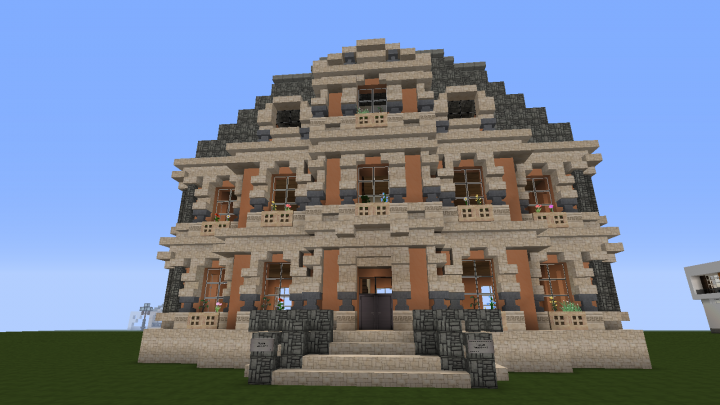 Traditional Baroque looking mansion Minecraft Map