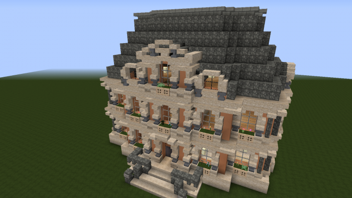 Traditional Baroque looking mansion Minecraft Map