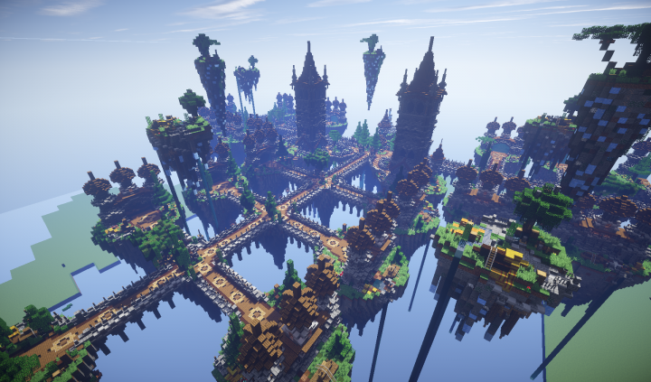 Sky Hub - Lobby Minecraft Map