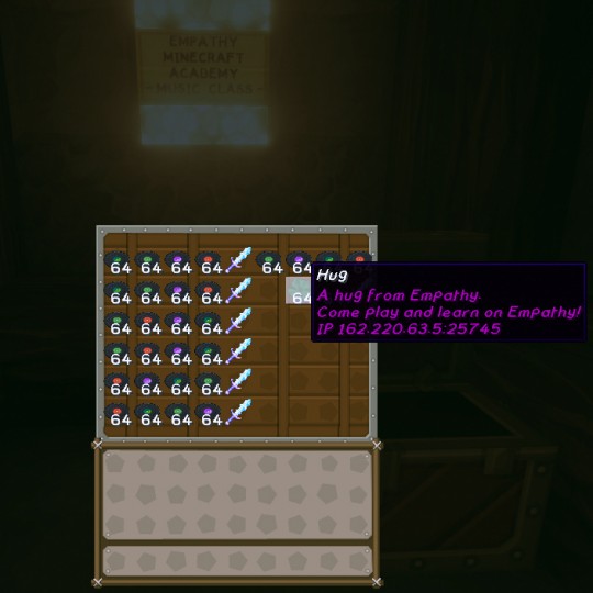 Empthy Minecraft Academy Music Class 1 Minecraft Map