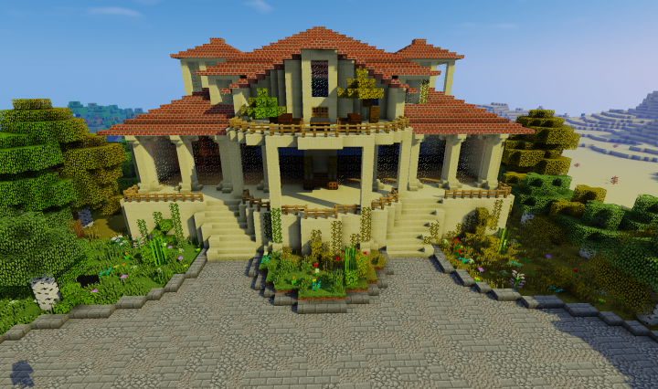 Sandstone villa #2 Minecraft Map