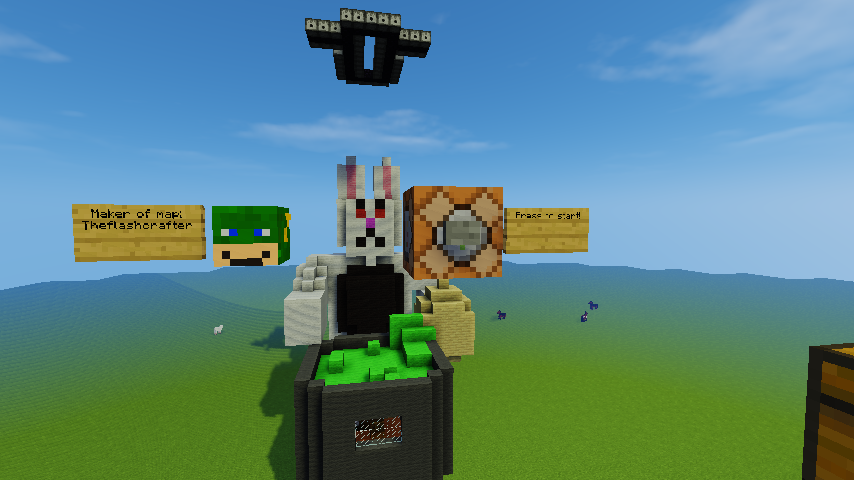 The Burning Easter Bunny! (An Easter burning map) Minecraft Map
