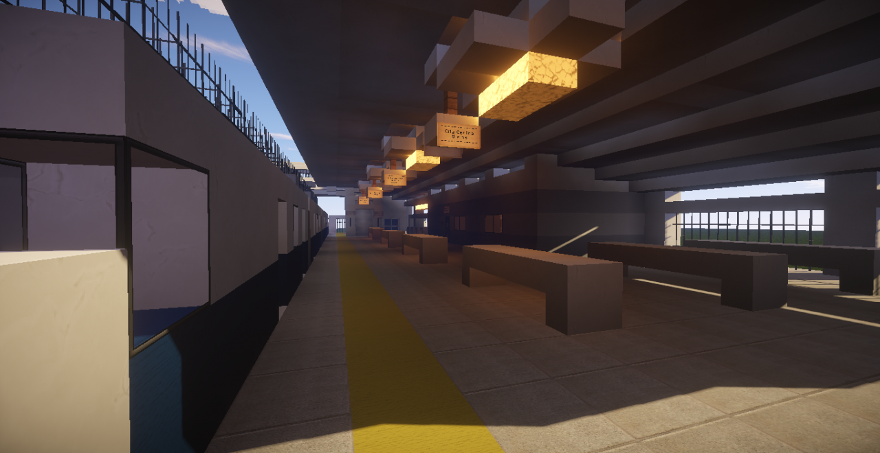 Train Station Minecraft Map