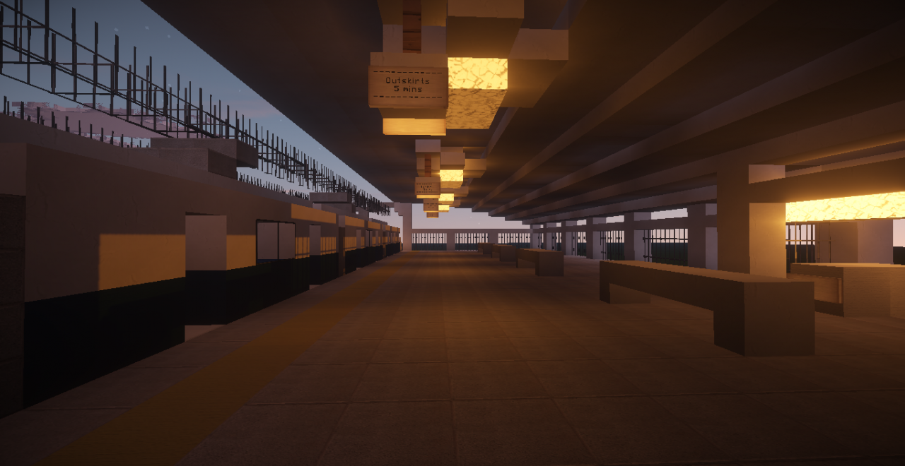 Train Station Minecraft Map