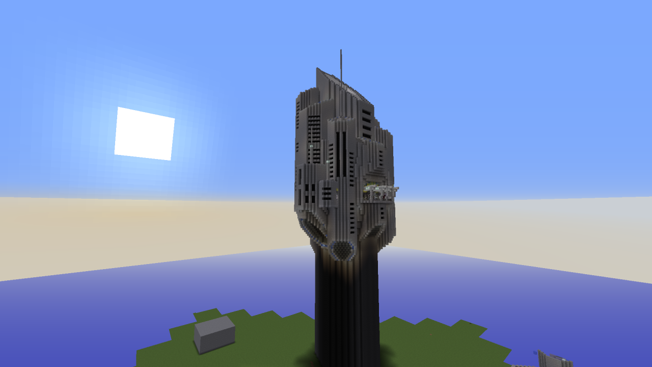 Stargate Atlantis central spire Minecraft Map
