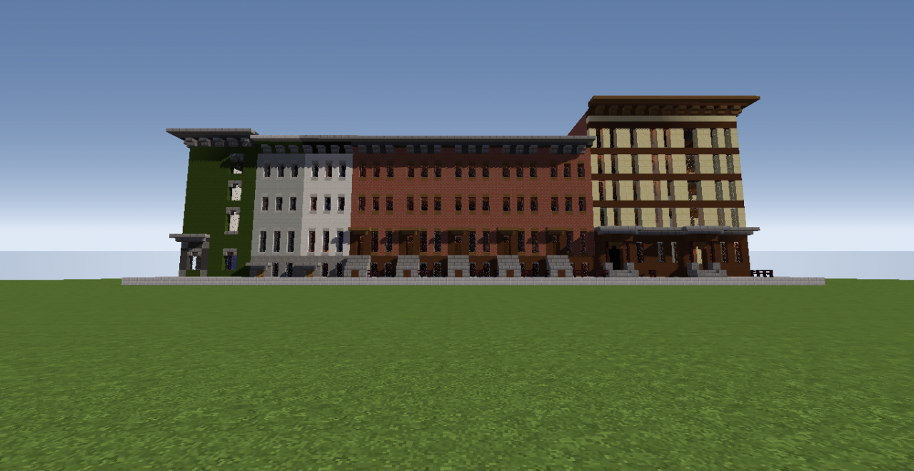 New York Sytle Townhouses Minecraft Map
