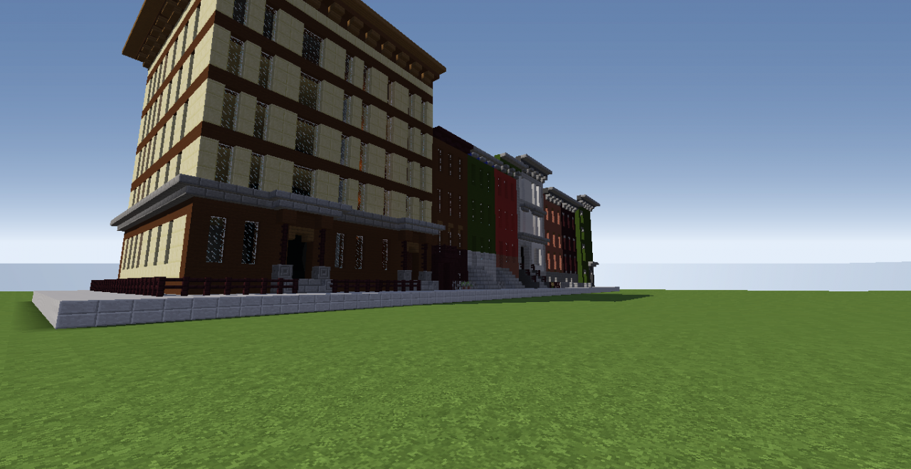 New York Sytle Townhouses Minecraft Map