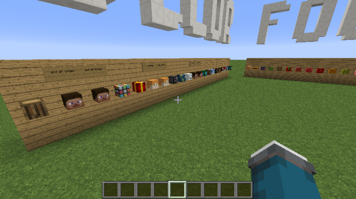 All player Heads Minecraft Map