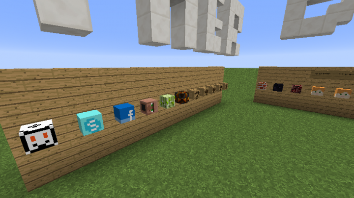 All player Heads Minecraft Map