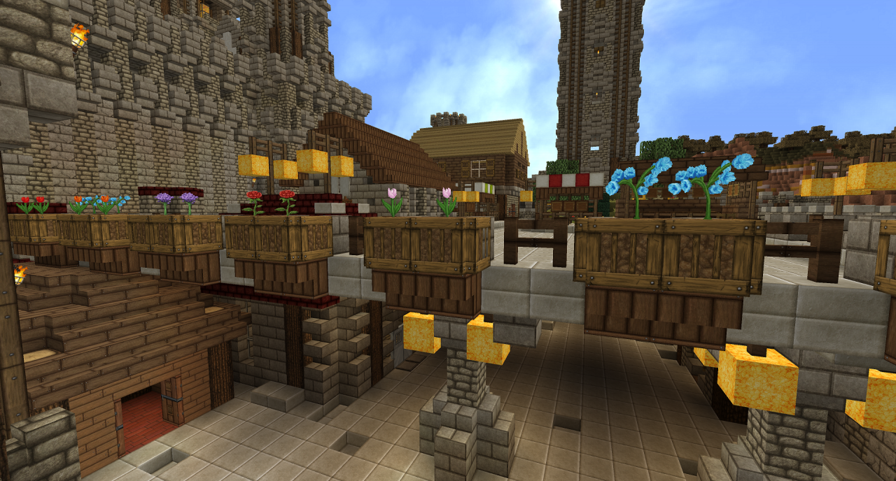 Medieval City Minecraft Map