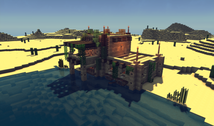 Desert Shore House Minecraft Map