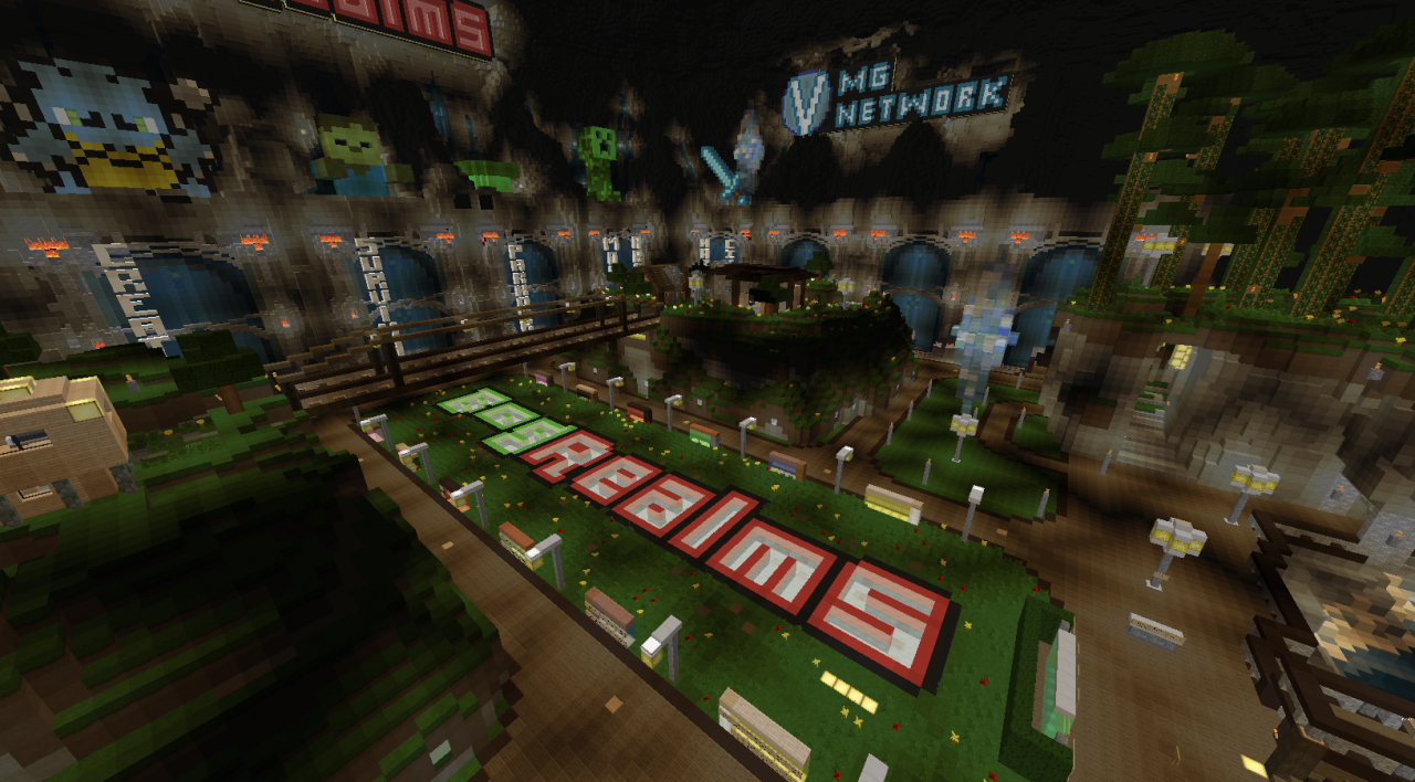 BogRealms Minecraft Server Spawn/Hub Minecraft Map