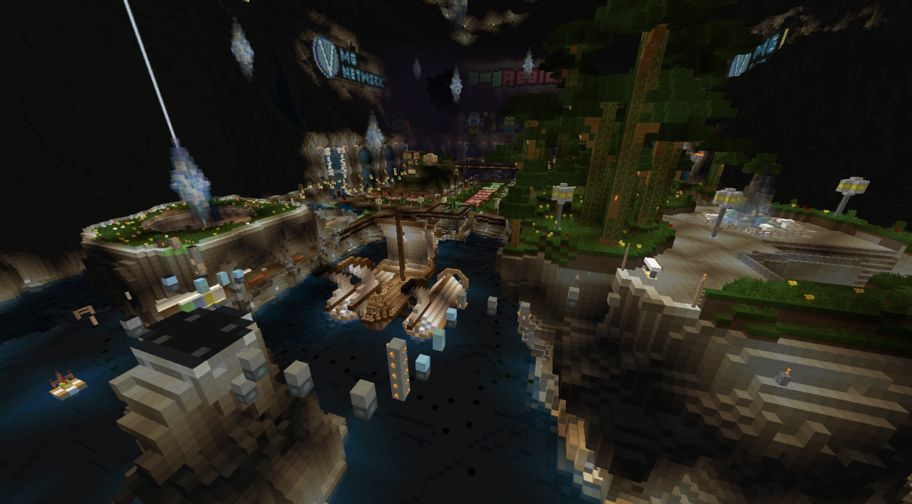 BogRealms Minecraft Server Spawn/Hub Minecraft Map