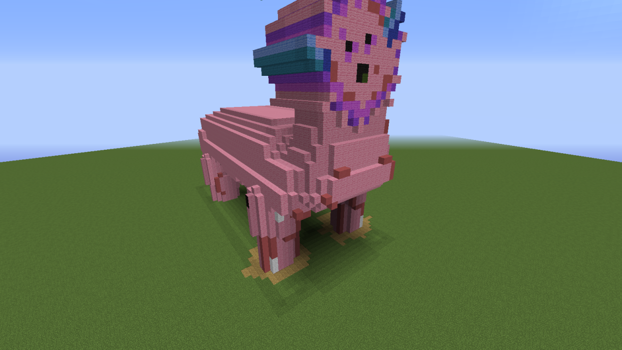 Burning Puffer-Pig for Pat and Jen Minecraft Map
