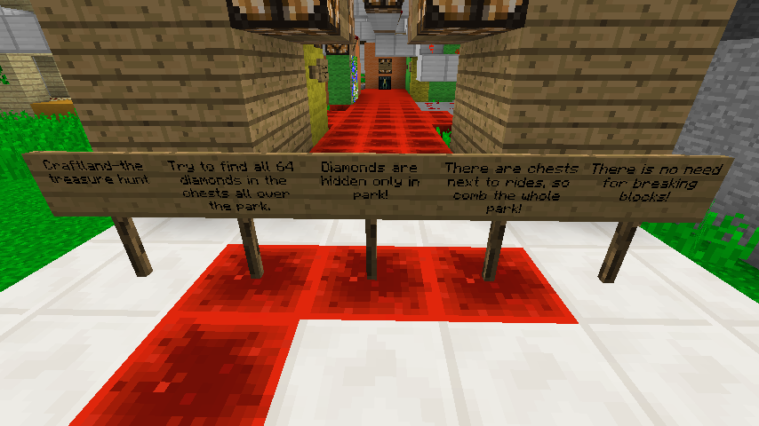 Craftland-the treasure hunt Minecraft Map