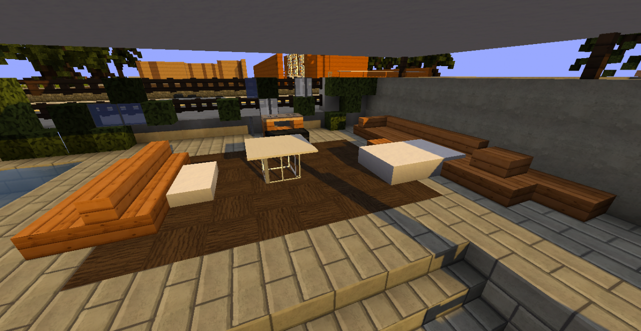 Modern House "Mezza Luna" 8th post Minecraft Map