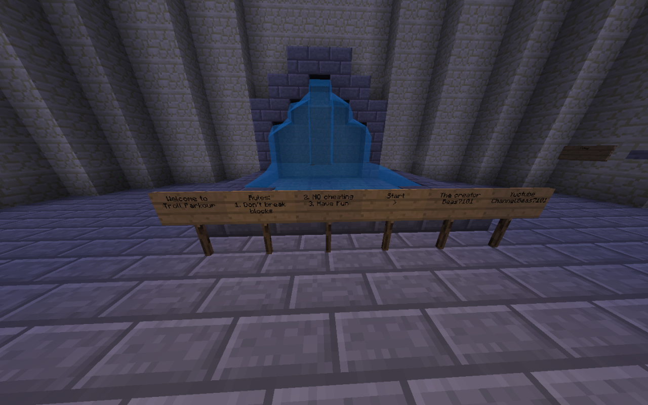 Troll Parkour Minecraft Map