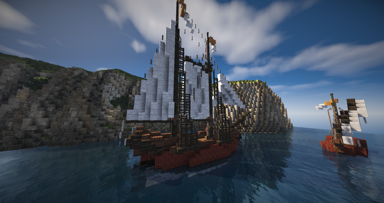 Spanish Renaissance Sailcraft [4 Boats] Minecraft Map
