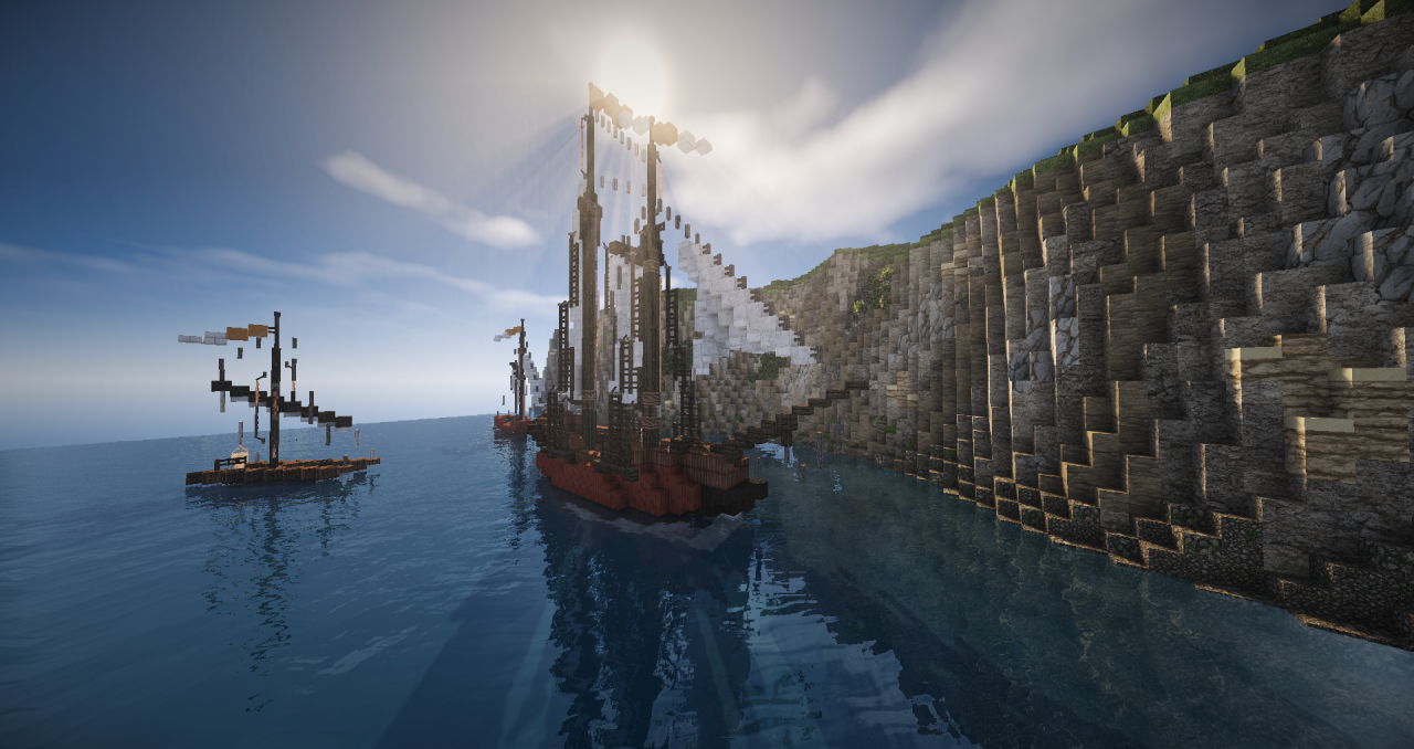 Spanish Renaissance Sailcraft [4 Boats] Minecraft Map