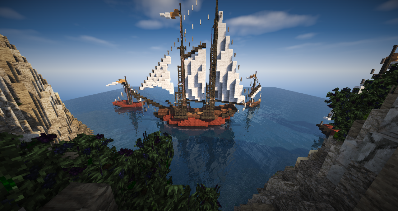 Spanish Renaissance Sailcraft [4 Boats] Minecraft Map