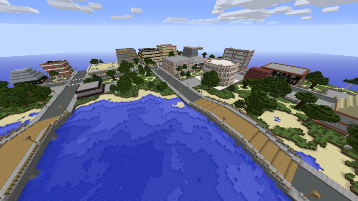 large city Minecraft Map