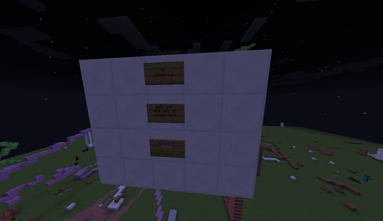 Building Mobs! Minecraft Map