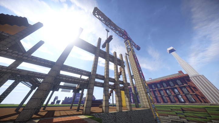 [32BW] Construction Crane Minecraft Map