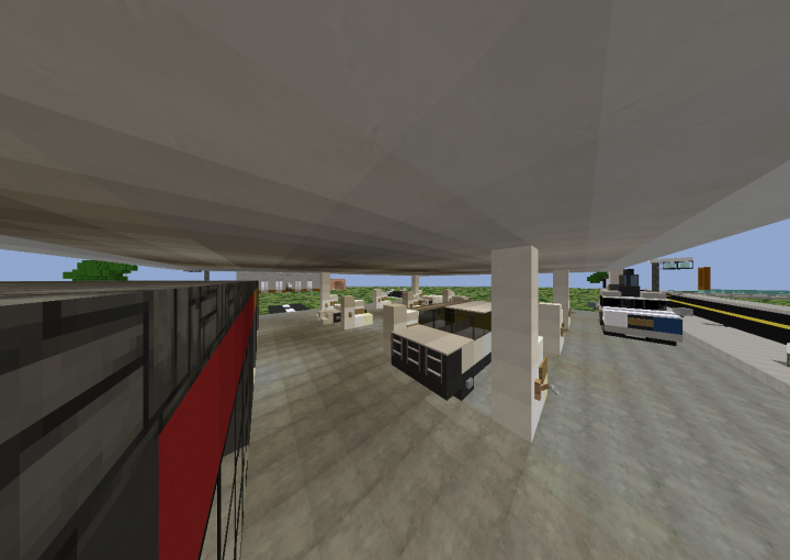 Shell Petrol Station Minecraft Map