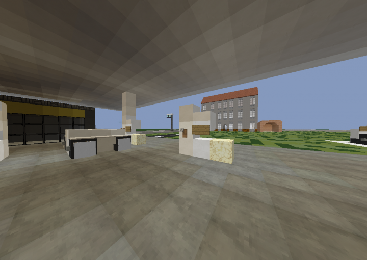 Shell Petrol Station Minecraft Map