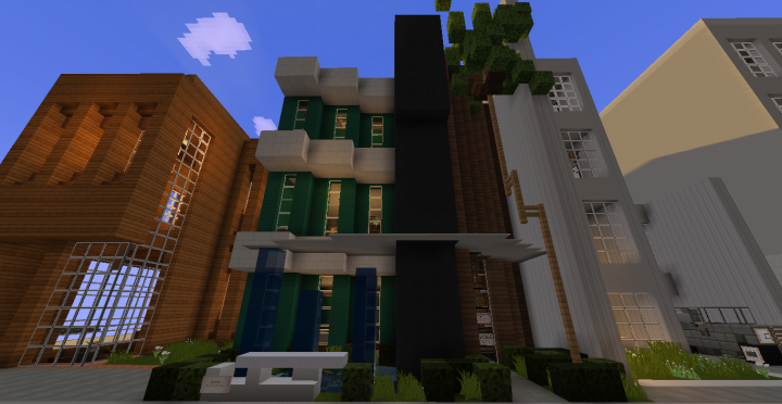 Modern Row home | Collab | "Opal" 7th post Minecraft Map