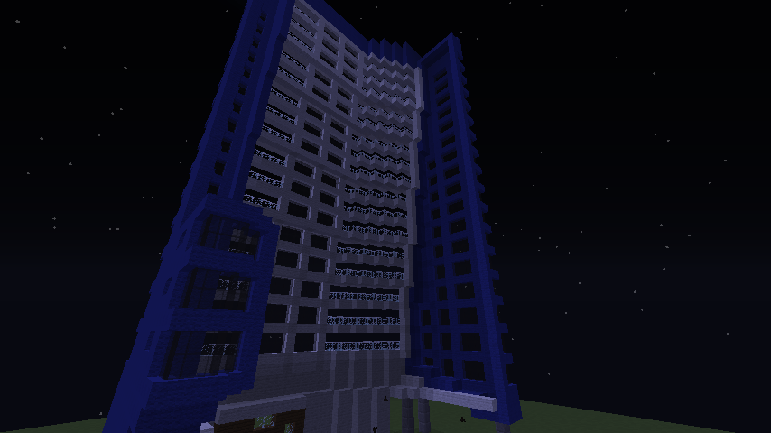 Large Apt. Building Minecraft Map