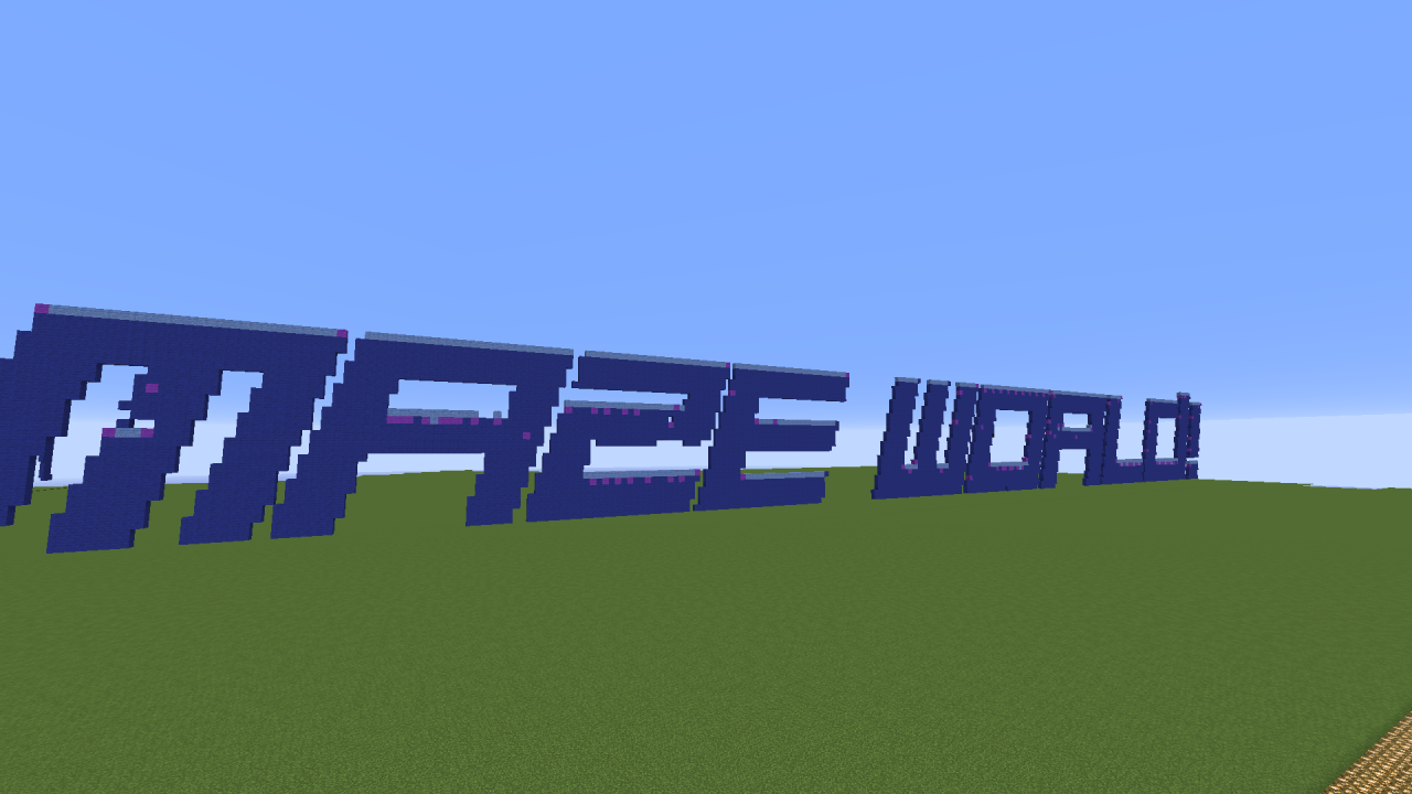 Maze World Minecraft Map